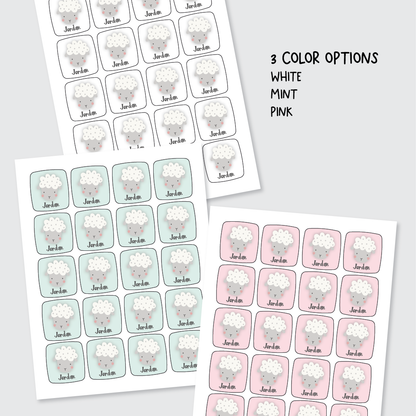 Cute Animal Custom Name Stickers – Paper Cute Ink