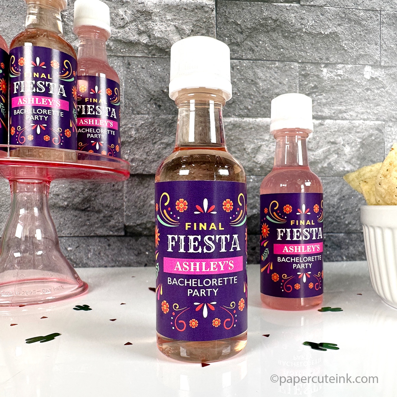 Final Fiesta Bachelorette Party Favors, Bridal Shower, Mini Liquor ...