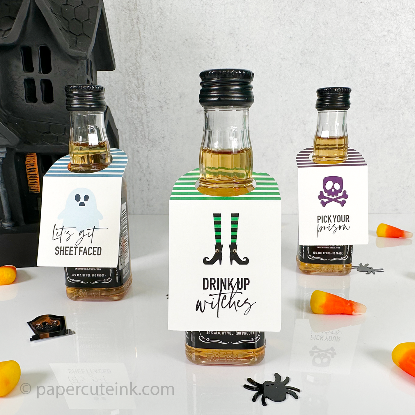 Halloween Drink Tags Drink Up Witches – Paper Cute Ink