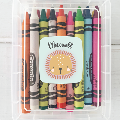 Cute Animal Custom Name Stickers – Paper Cute Ink