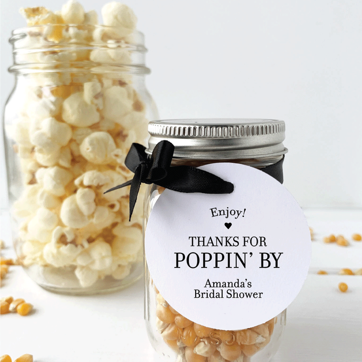 Enjoy Thanks For Popping By Popcorn Favor Tags – Paper Cute Ink